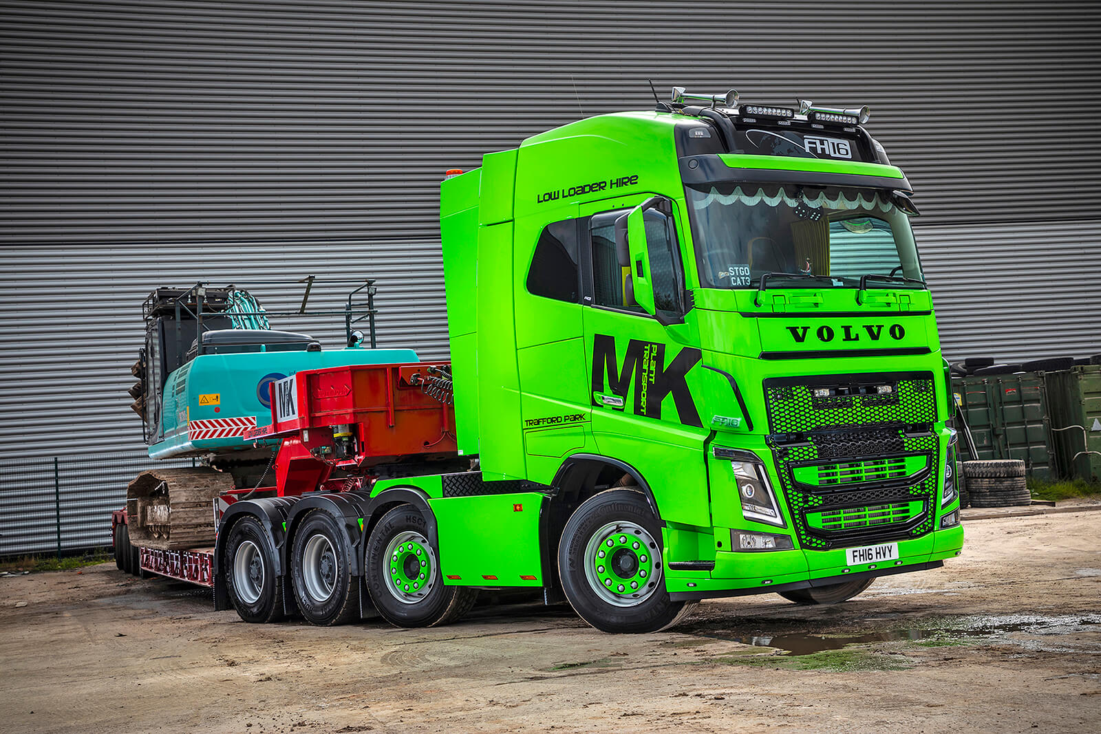 MK Plant Transport Goes Green With A New Flagship Volvo FH16 650 8X4 MK Plant Transport Goes Green With A New Flagship Volvo FH16 650 8X4