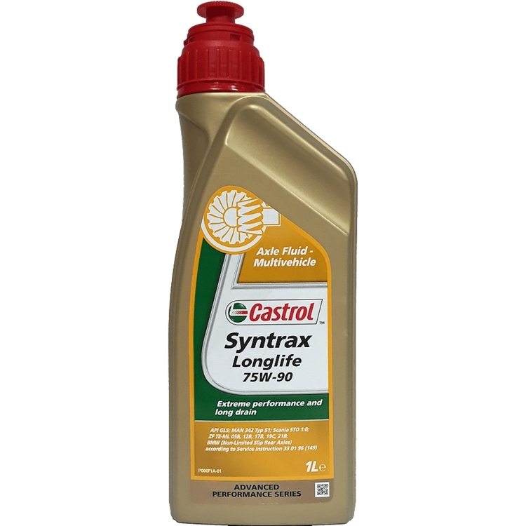 CASTROL SYNTRAX LONG LIFE 75/90 GEARBOX OIL 1LTR - CooperB Motorcycles