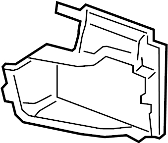 AIR GUIDE RAD SUPPORT LEFT - Fisher Performance Cars