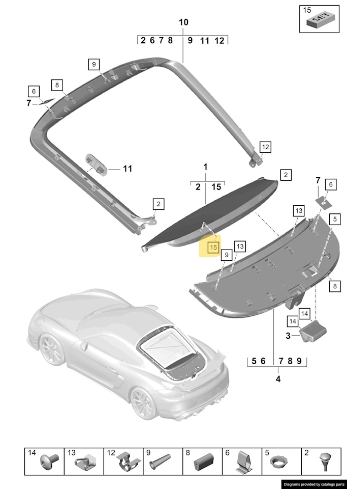 REPAIR KIT TRUNK - Fisher Performance Cars