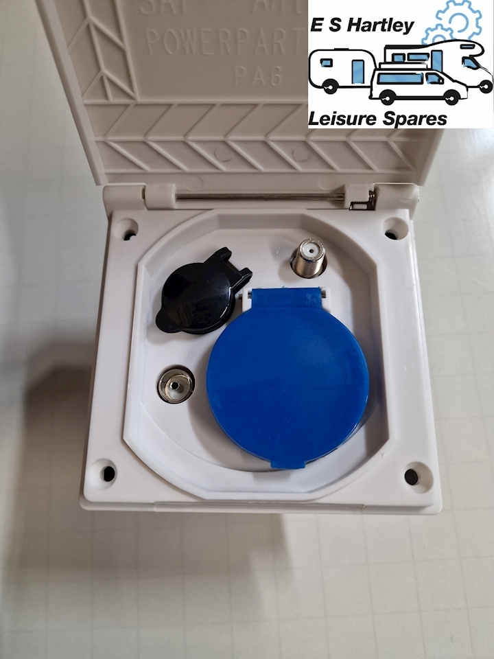 MAINS ELECTRIC INLET 240V MULTI-USE [100X100MM] | ESHartley Leisure Spares